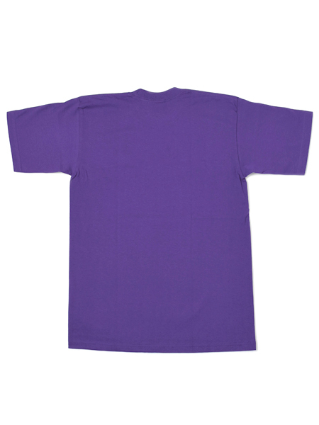 PRO CLUB HEAVY WEIGHT S/S TEE-PURPLE - FIVESTAR