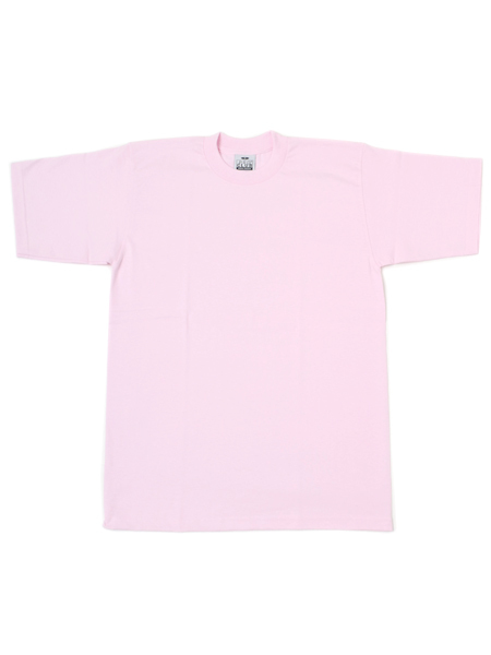 PRO CLUB HEAVY WEIGHT S/S TEE-PINK - FIVESTAR